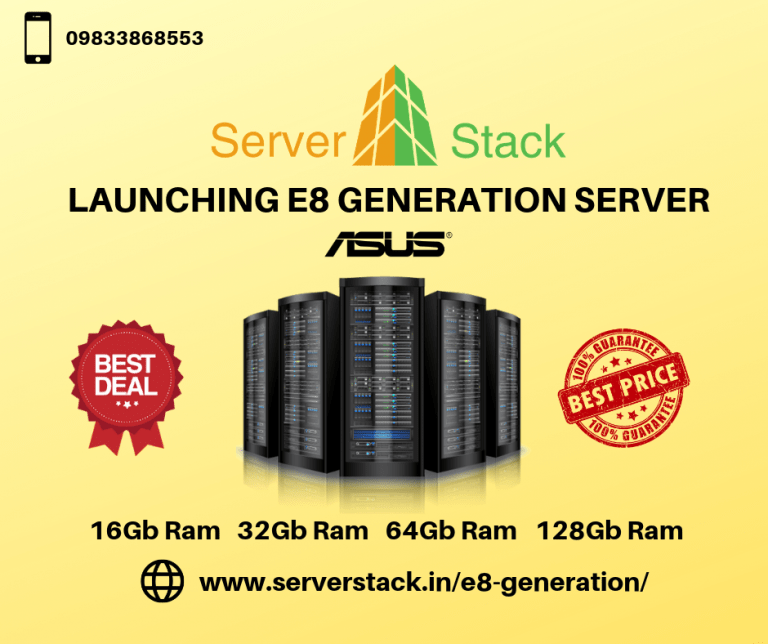 Serverstack - E8 Generation Servers | Buy Server | Serverstack